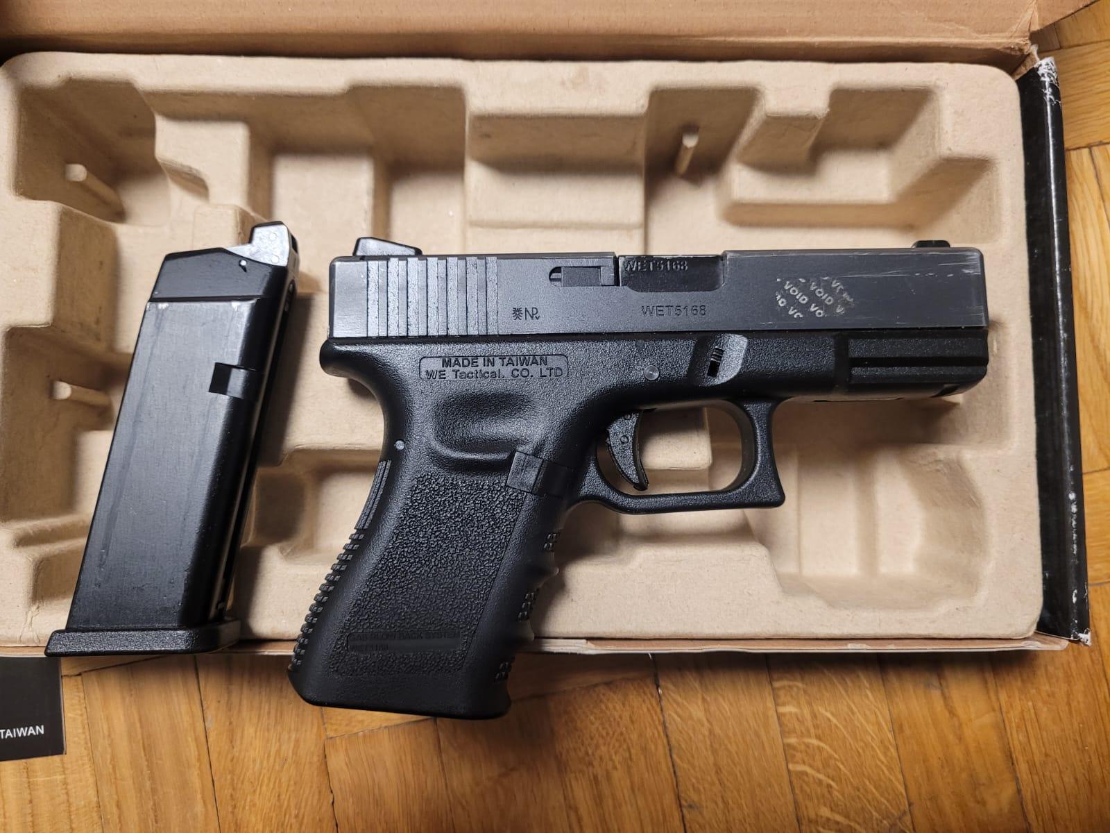 Sprzedam: [S] WE Glock 23 - "G19 z fun switch" / Giełda ASG - repliki ...