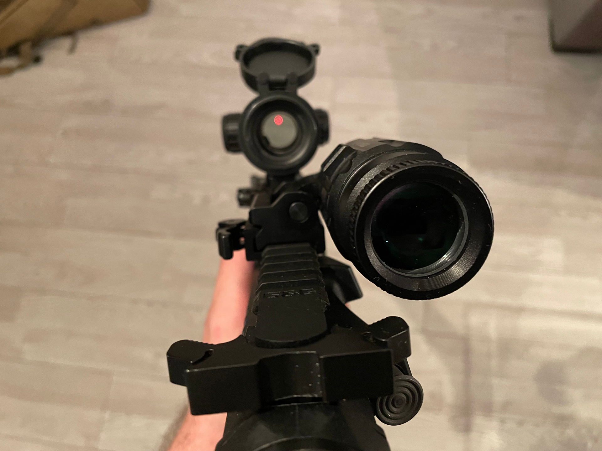 Sprzedam: Kolimator Leapers UTG DS3039W 3.9'' 30 mm + Powiększalnik do kolimatora Leapers 3x ...