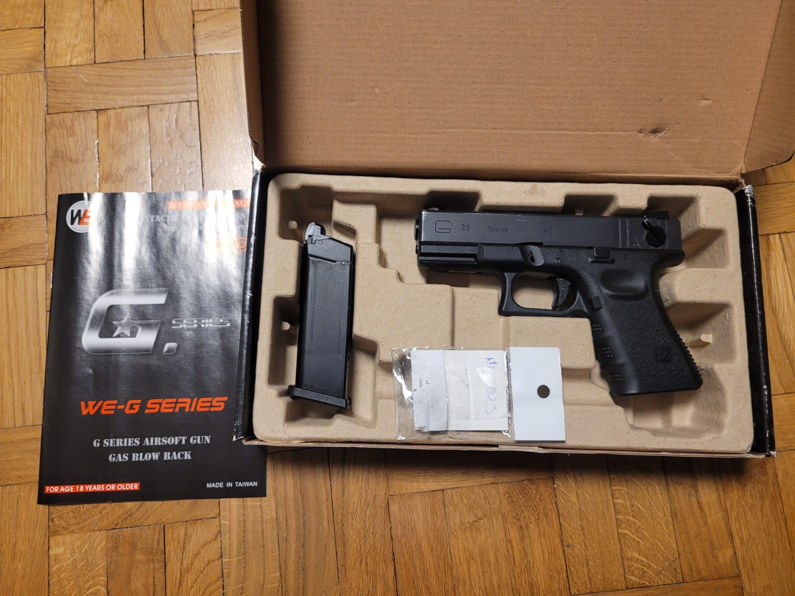 Sprzedam: [S] WE Glock 23 - "G19 z fun switch" / Giełda ASG - repliki ...