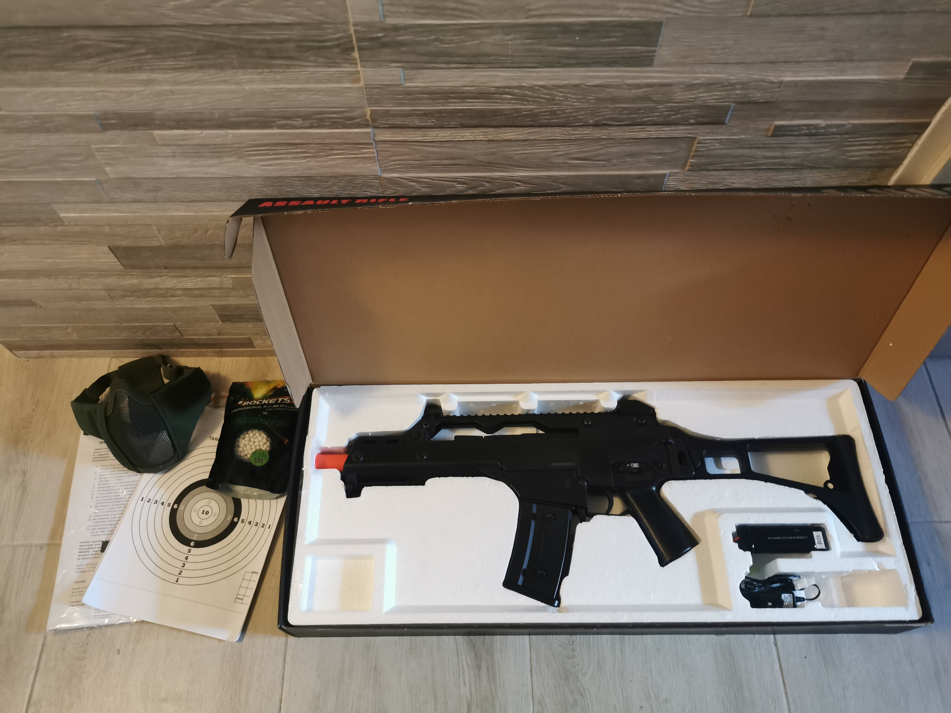 Sprzedam: Replika subkarabinka JG0638 V2 - G36 - czarna / Giełda ASG ...