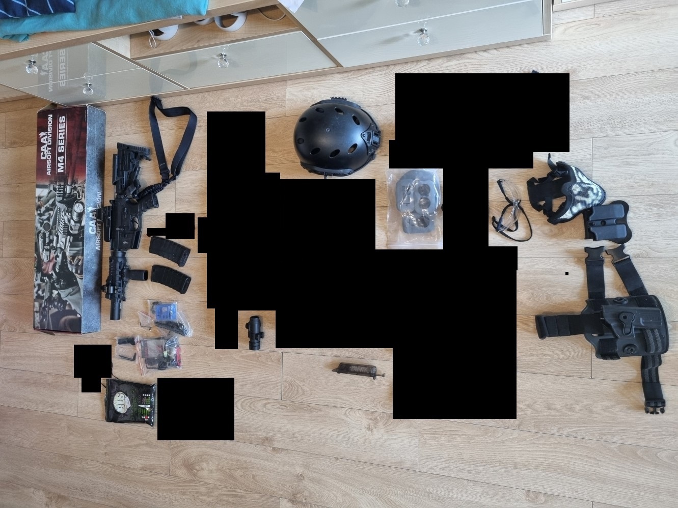 Sprzedam: Zestaw ASG CAA M4 CQB tracer, akcesoria / Giełda ASG ...