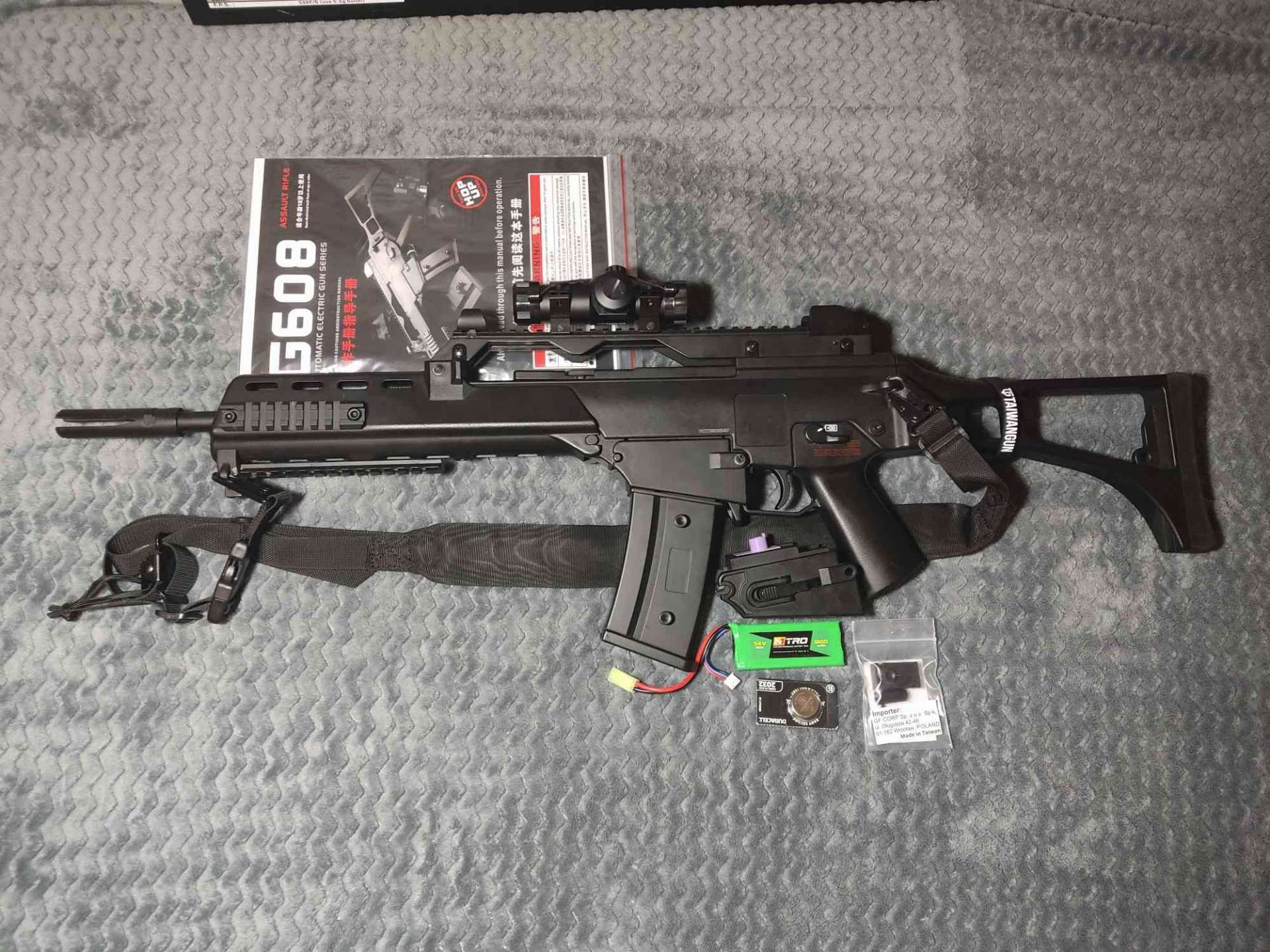 Sprzedam: G36K [G608-2] JG + lipo, kolimator, adapter, zawieszenie taktyczne / Giełda ASG ...